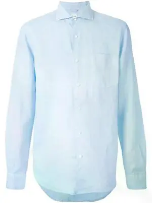 Aspesi Spread Collar Shirt - Blue