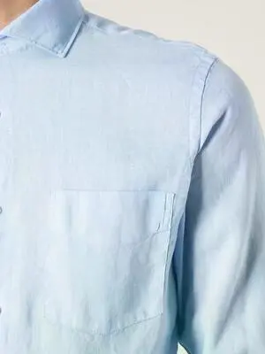 Aspesi Spread Collar Shirt - Blue
