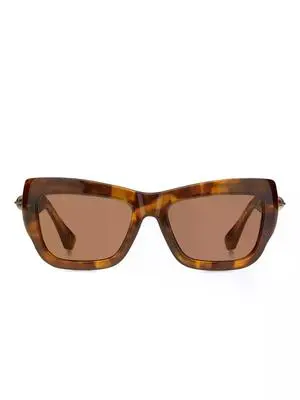 Etro Tortoiseshell Rectangle-frame Sunglasses - Brown