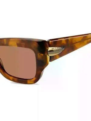Etro Tortoiseshell Rectangle-frame Sunglasses