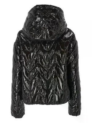 Patrizia Pepe Quilted Hooded Jacket