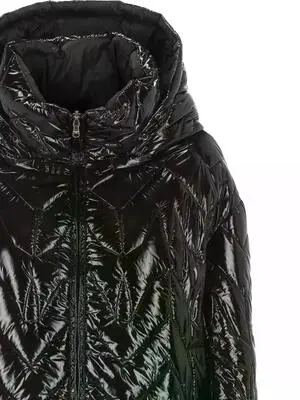 Patrizia Pepe Quilted Hooded Jacket