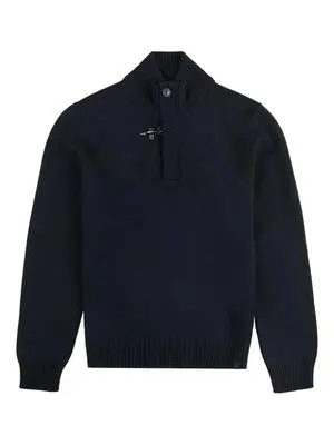 FAY Elbow-patch Virgin Wool Sweater