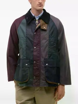 Barbour Corduroy-collar Patchwork Jacket