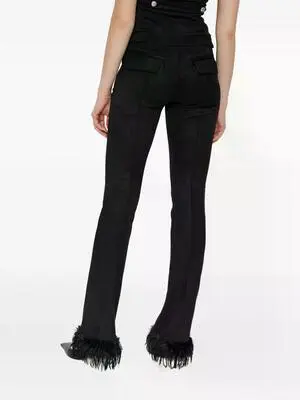 MISBHV Feather-trim Trousers