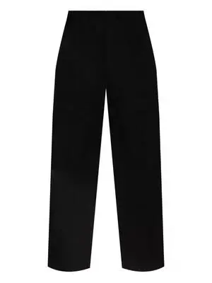 Maison Kitsune Black Wash Pants For Men
