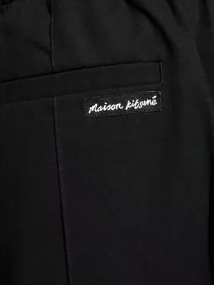 Maison Kitsuné Logo-patch Pants