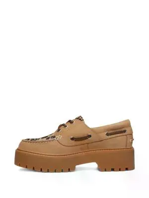 Timberland Leopard-print Loafers - Neutrals