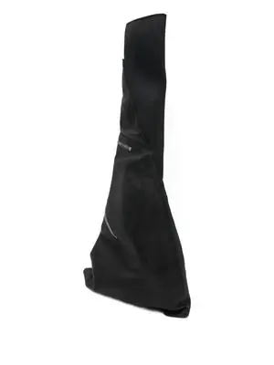 Rick Owens Leather Biker Boots