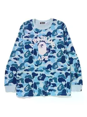 A BATHING APE Camouflage-print Long Sleeve T-shirt