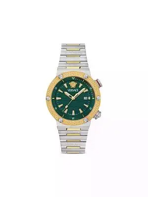 Versace Stainless Steel 43mm Bracelet Watch - Green