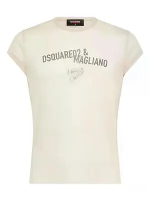 Dsquared2 Sheer T-shirt - Neutrals