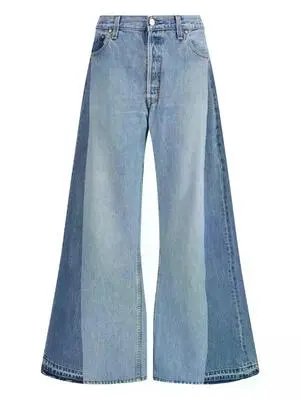 E.l.v. Denim Faded Bottoms For Women