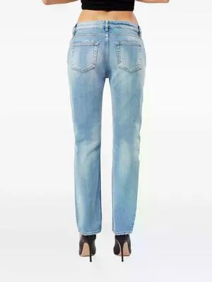 NO44 Straight Fit Distressed Jeans