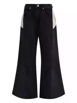 E.l.v. Denim Paneled Jeans For Women