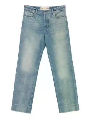 Valentino Garavani Logo-patch Jeans