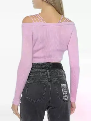 CHIARA FERRAGNI Off-shoulder Knitted Top