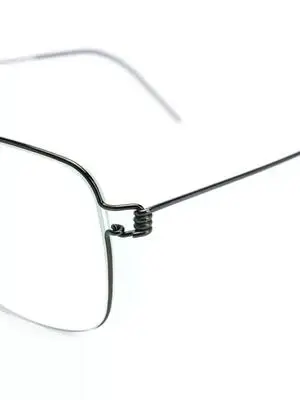LINDBERG Gustav Square Rimless Glasses