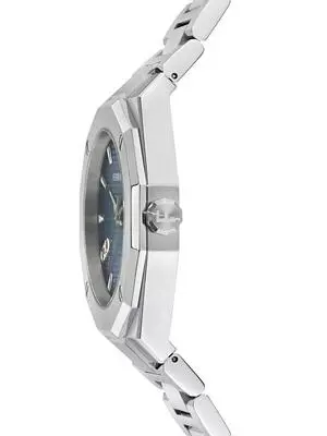 FERRAGAMO Octagonal Case Watch With Stainless Steel Bracelet - Silver