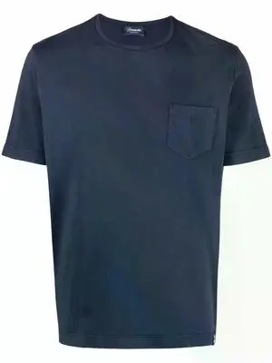 DRUMOHR Patch-pocket Cotton T-shirt
