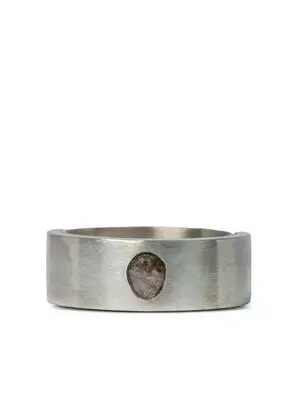 PARTS OF FOUR Sistema Diamond-slab Ring - Silver