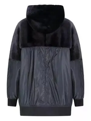 BLANCHA Hooded Panelled Coat