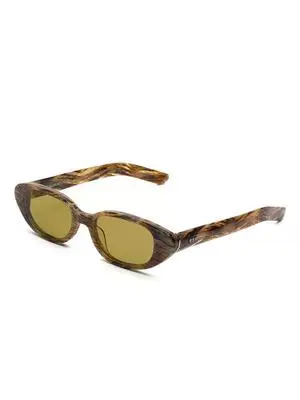 RETROSUPERFUTURE Oval-frame Sunglasses - Brown