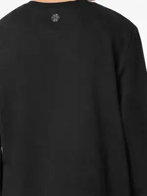 Philipp Plein Crystal-embellished Sweatshirt - Black