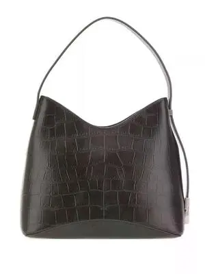 OSOI Crocodile-effect Shoulder Bag