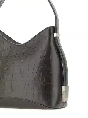OSOI Crocodile-effect Shoulder Bag