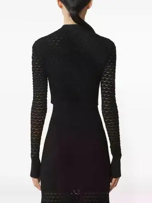 LANVIN Openwork Knit Cardigan