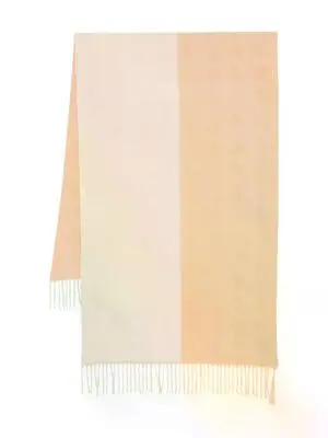 Guess Fringed Two-tone Scarf - Neutrals