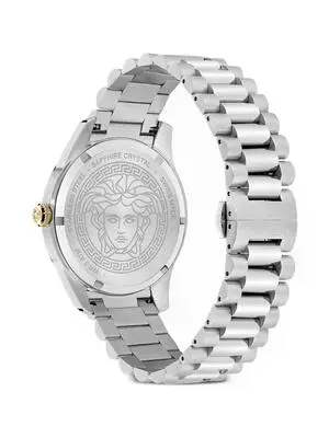 Versace Greca Gmt Fluted 41mm - Blue