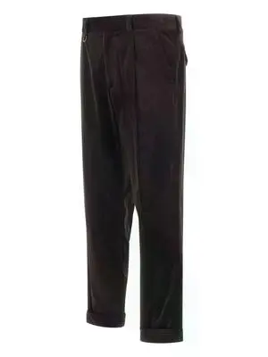 PAOLO PECORA Straight-leg Trousers - Brown