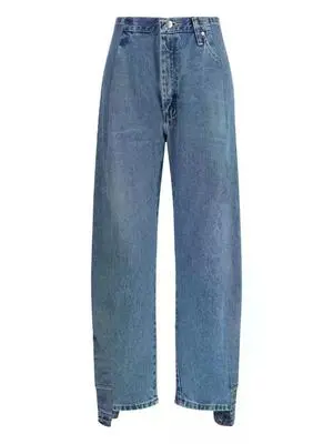 E.l.v. Denim Belted Bottoms For Women
