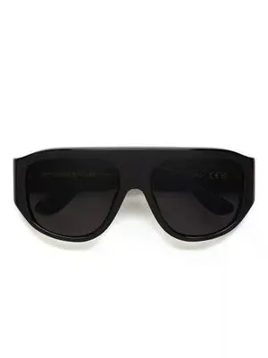 RETROSUPERFUTURE Geometric Frame Sunglasses - Black
