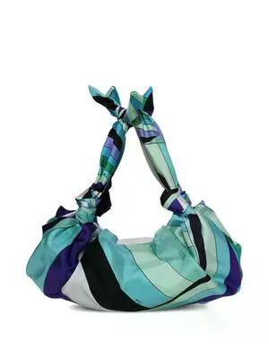 Emilio Pucci Iride-print Knotted Shoulder Bag