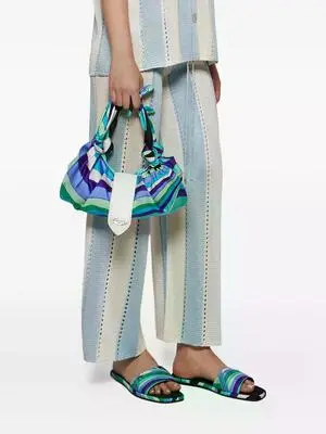 Emilio Pucci Iride-print Knotted Shoulder Bag