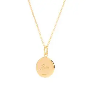Needles Gold Plate Pendant Necklace