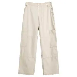 Jacquemus Cotton Cargo Trousers - Light Beige