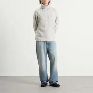 WON HUNDRED Bristol Reverse Seam Turtleneck Jumper