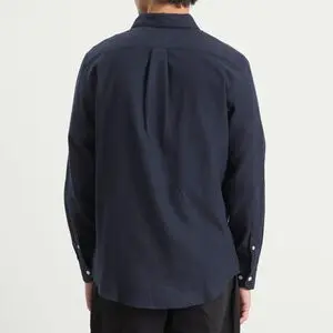 Portuguese Flannel Teca Flannel Shirt - Navy