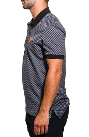 MACEOO Mozartsquaretip Stretch Nylon Polo - Black