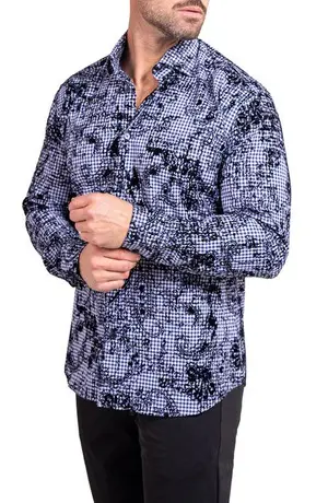 MACEOO Fibonacci Ascension Contemporary Fit Button-up Shirt