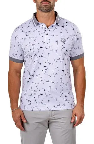 Maceoo Short Sleeve Polos For Men