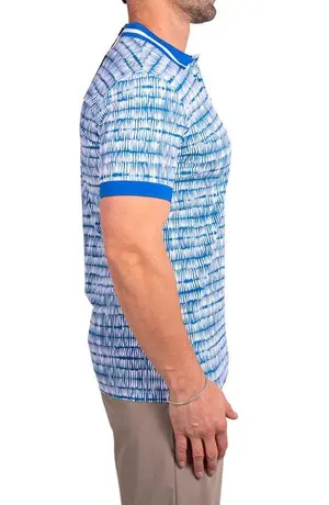 MACEOO Ascension0035 Stretch Nylon Polo - Blue