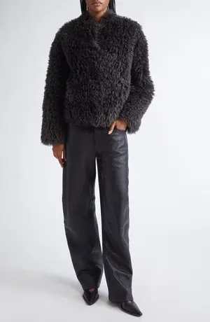 STAND STUDIO Faux Shearling Jacket