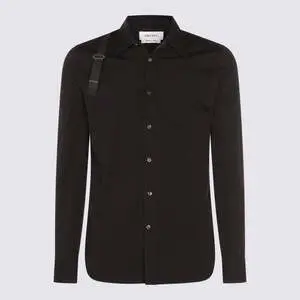 Alexander McQueen Cotton Shirt - Black