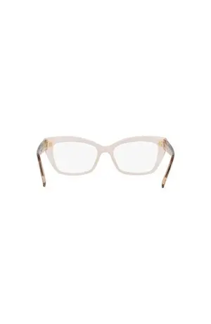 Saint Laurent 53mm Rectangle Optical Glasses - Pink