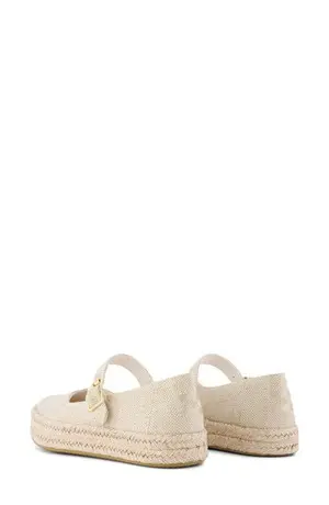 Toms Carolina Espadrille Platform Mary Jane - Gold